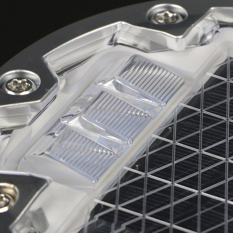 Plot solaire LED encastrable Blanc - Parkimat